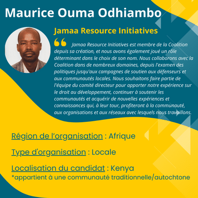 (French) Maurice Ouma Odhiambo | The Coalition for Human Rights in ...
