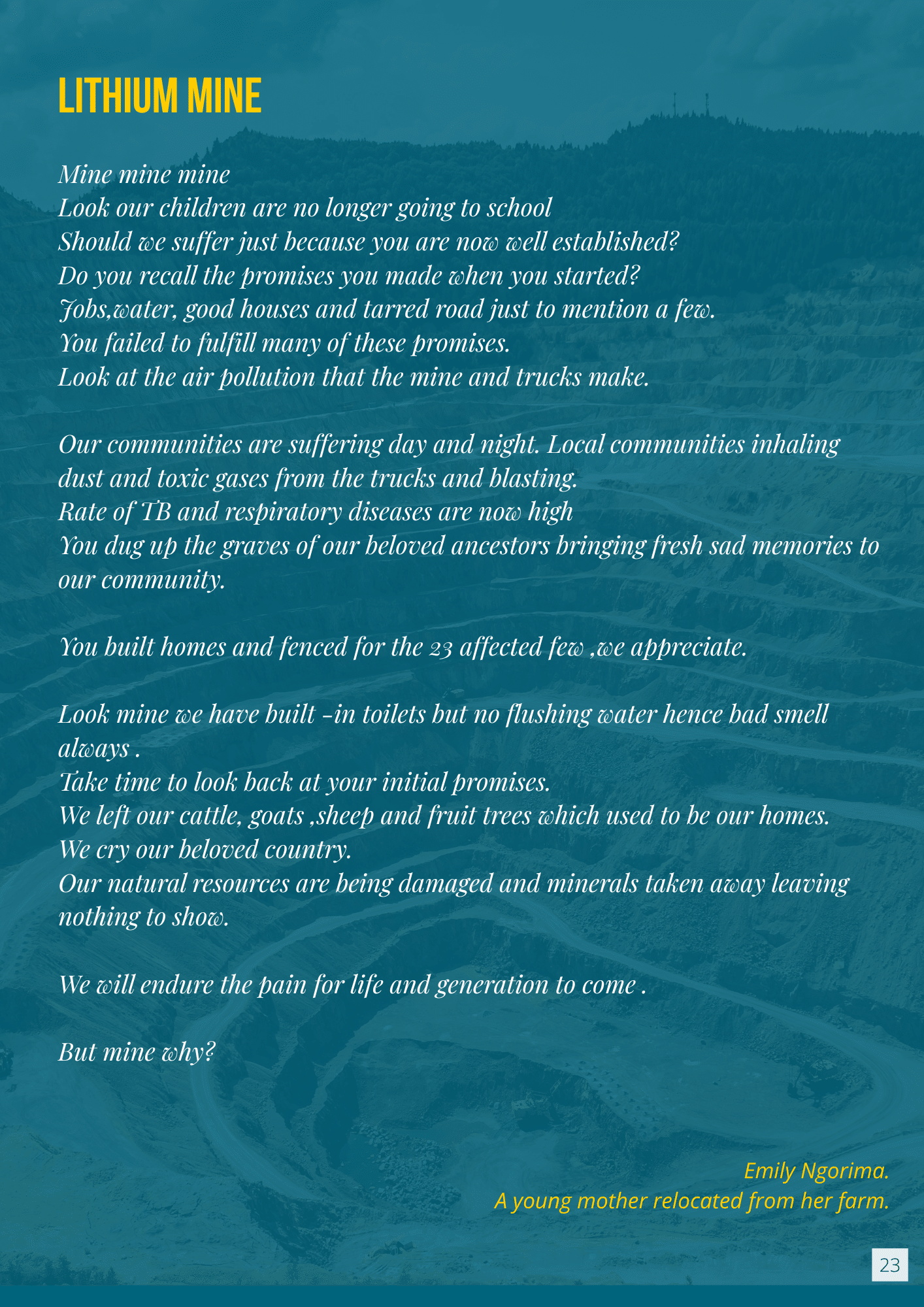 Poem Buhera 1 | The Coalition for Human Rights in Development